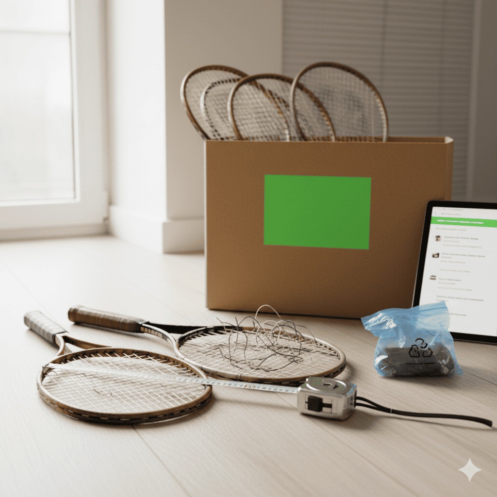 テニスラケットの処分方法5選！無料の方法から分別の注意点まで徹底解説 | アール不用品回収株式会社